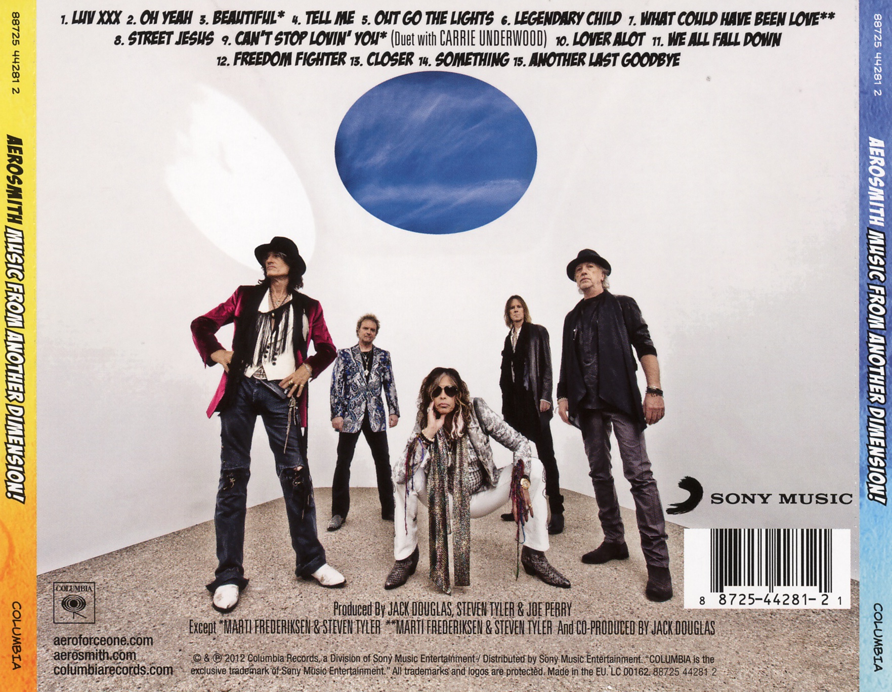 Aerosmith Music from Another Dimension! : Back US | CD Covers | Cover ...